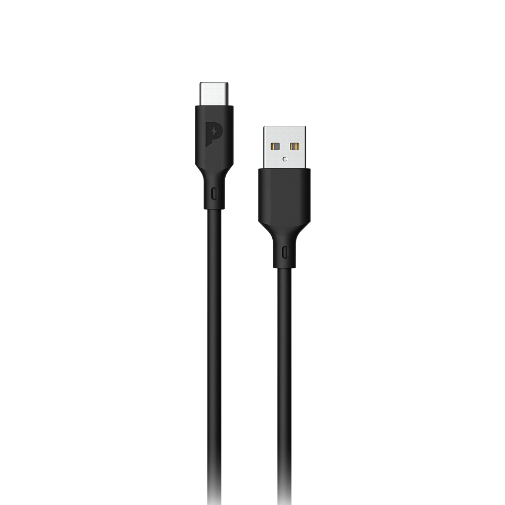 Powerology USB-A to Type-C Data Fast Charge Cable (1.2m/4ft): Seamless